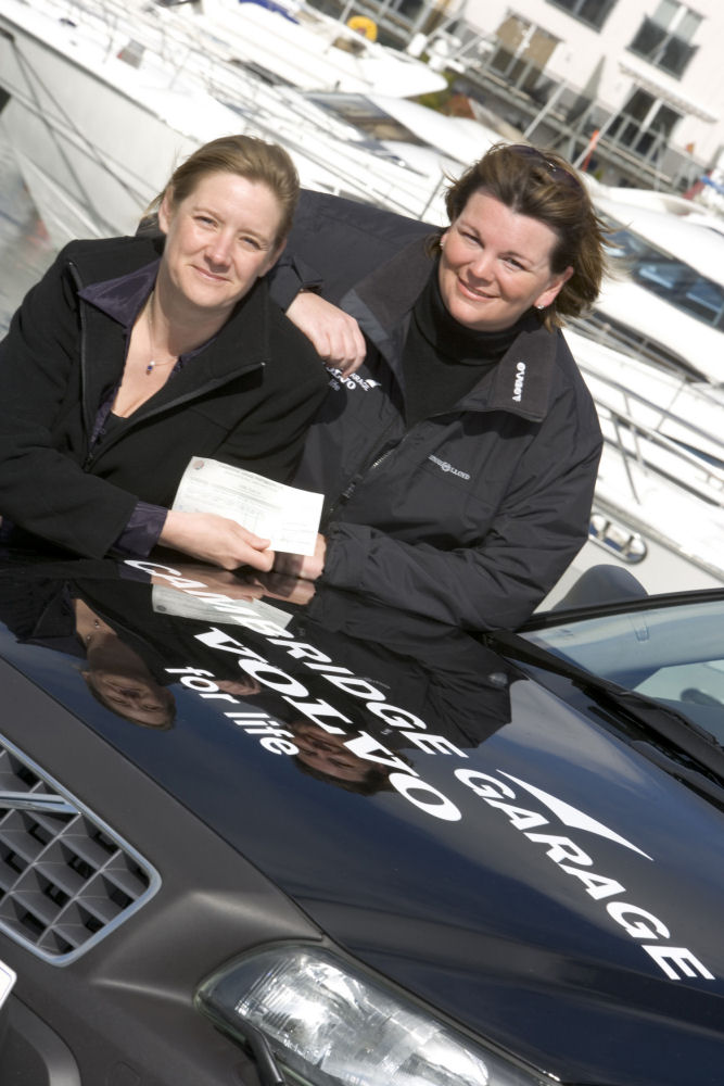 Suzy Hamel from The John Merricks Sailing Trust and Victoria Stringer ...