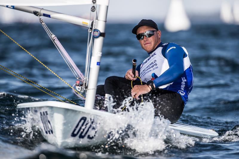 Nick Thompson at the Hempel Sailing World Championships Aarhus 2018