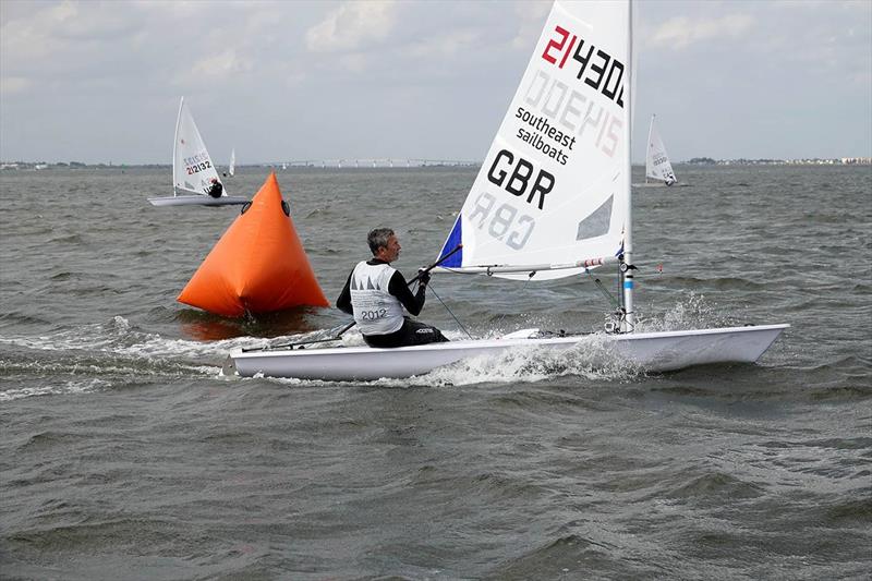 Max Hunt during the Laser Masters Midwinters East in Florida