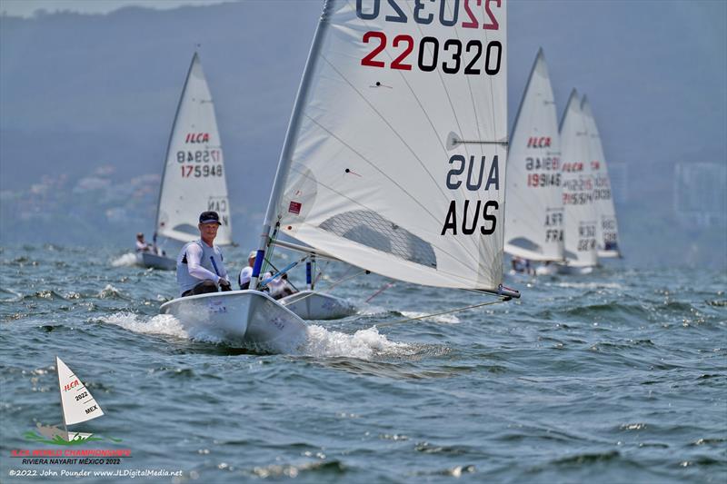 Brett Bayer during the ILCA 7 Masters Worlds in Mexico
