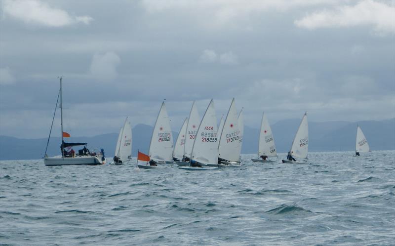 ILCA Fleet at Abersoch Dinghy Week 2022