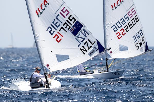 NZL Sailing Team: Kiwis battle light breeze, nerves at Pre-Olympics - Day 1