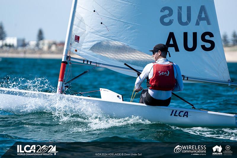 Former Olympian Brendan Casey racing in the ILCA 7 Masters fleet - 2024 ILCA Masters World ...