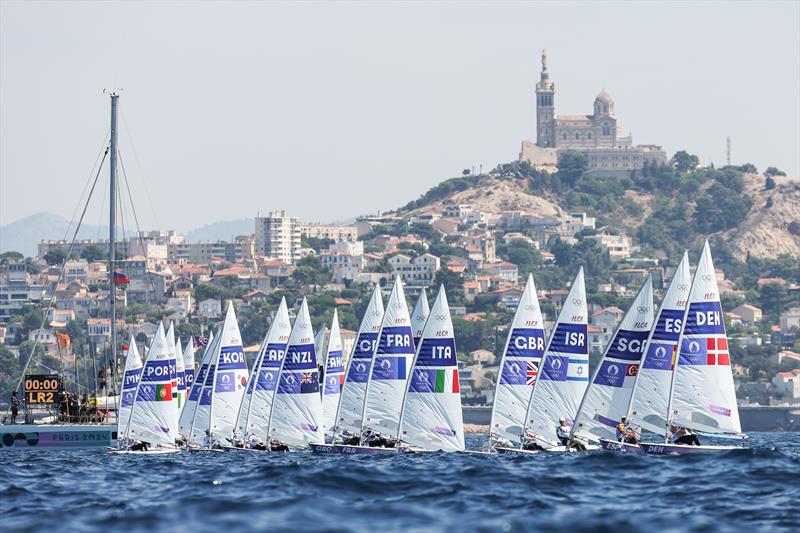 ILCA 7 start - Day 8 - Marseille - Paris2024 Olympic Regatta - August 4 ...