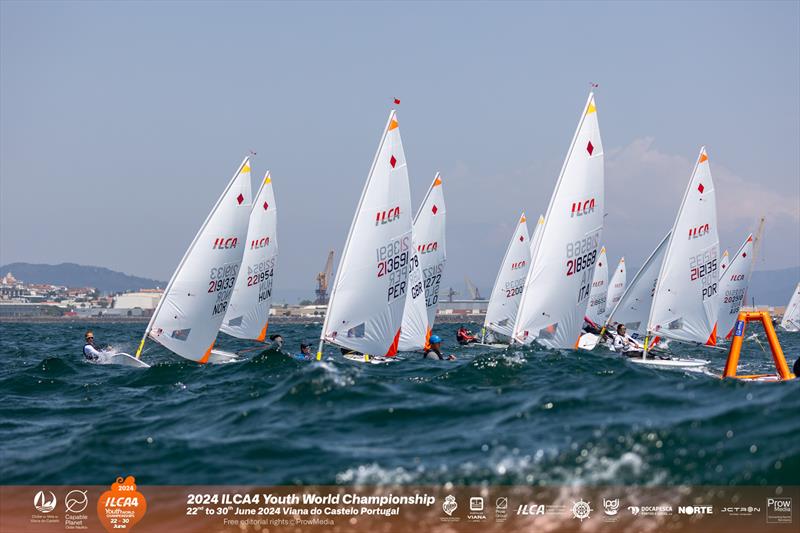 ILCA 4 World Championship 2024 at Viana do Castelo, Portugal - Day 3