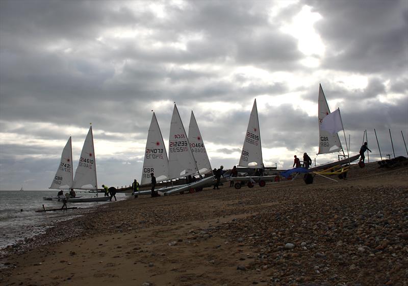 ILCA7 fleet Masters Nationals at Pevensey Bay