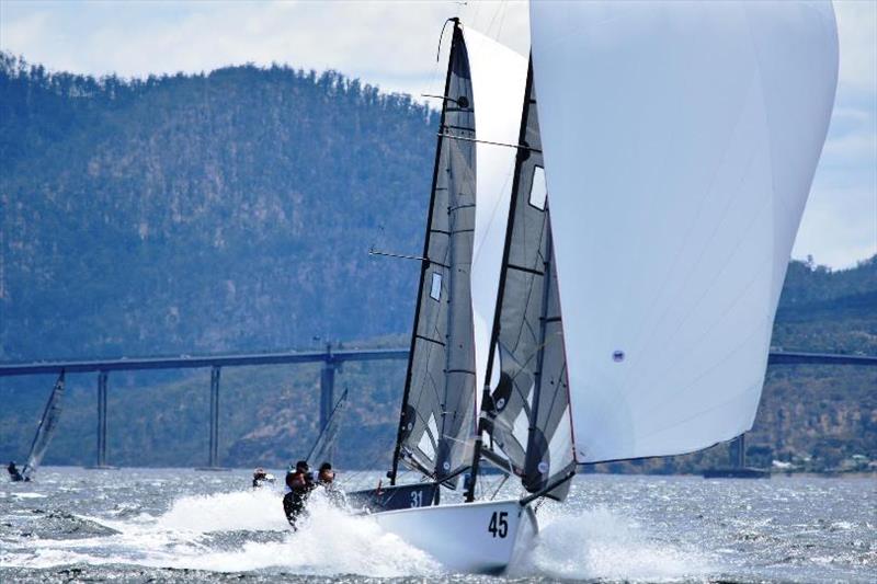 SB20 Pre-Worlds in Hobart - Day 2 images by Jane Austin