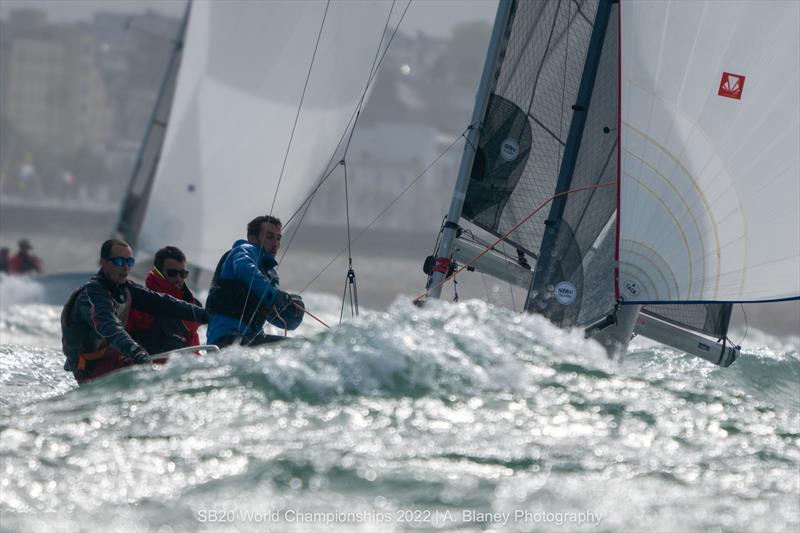 2022 SB20 Worlds at Dun Loughaire day 3