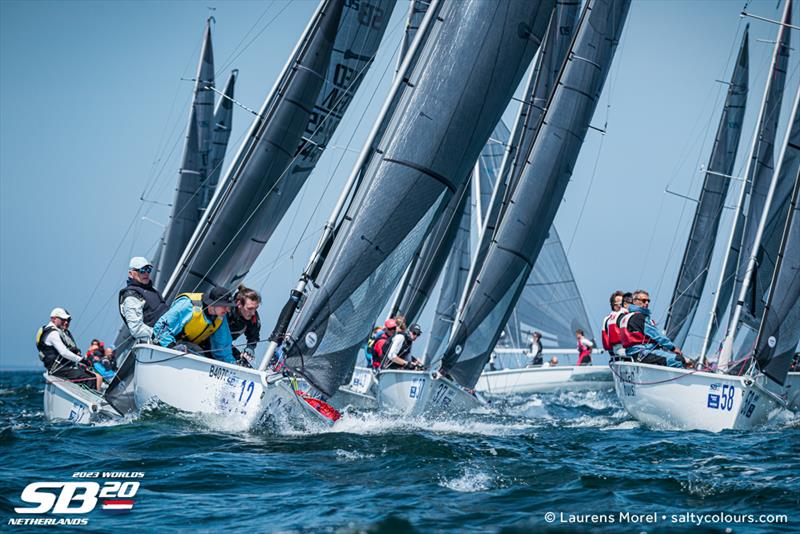 SB20 World Championships 2023 at Jachtclub Scheveningen - Day 1