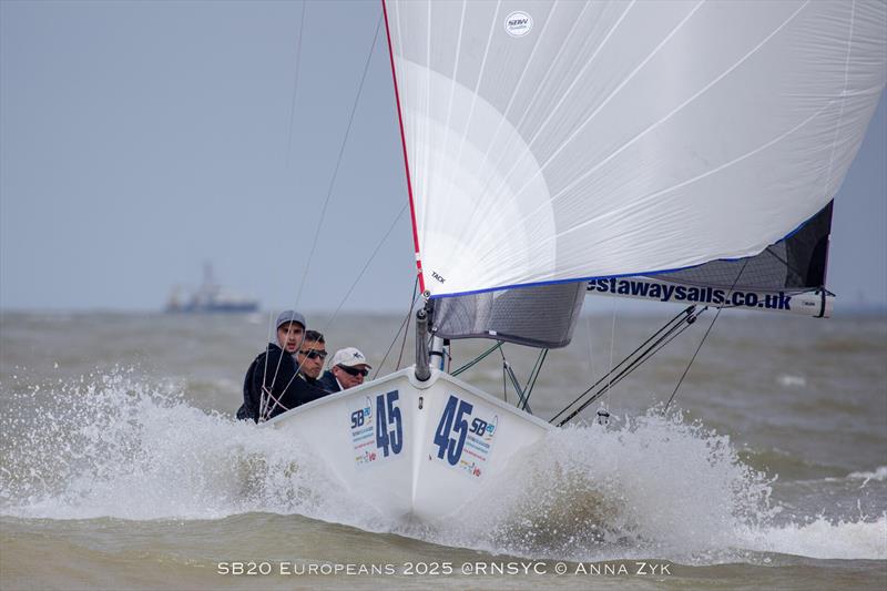 SB20 European Championship 2025 at the Royal North Sea Yacht Club - Day 1