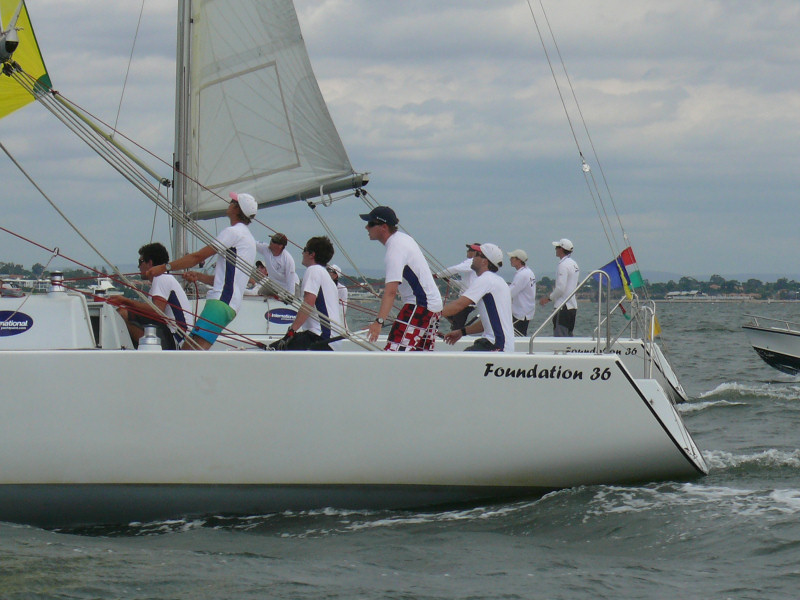 Racing on day three of the Warren Jones Youth Regatta