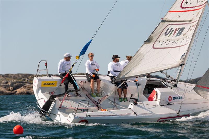 Eric Monnin and his Capvis Swiss Match Race Team
