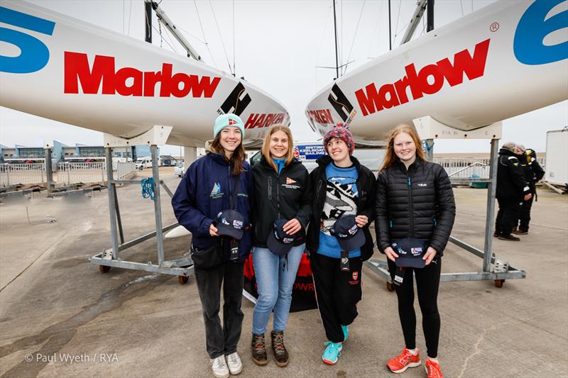 Juliette Kennedy's team at the RYA Marlow Ropes Women's Match Racing ...