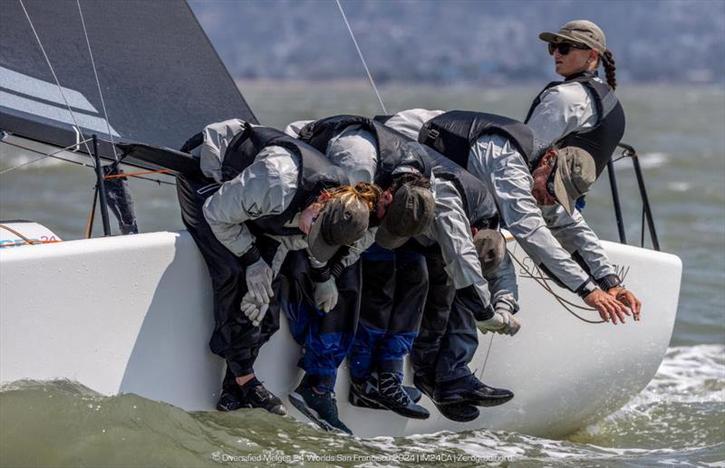 Chelsea Simms' STRAIGHTARROW USA830 - 2024 Diversified Melges 24 Worlds ...