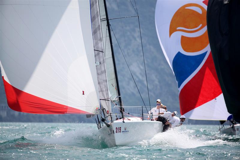 Melges 32 World League day 2 at Riva del Garda