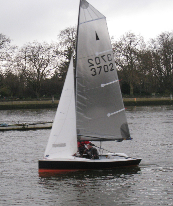 Racing in the Merlin Rocket Autumn Trophy at Ranelagh