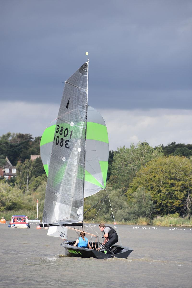Merlin Rocket Craftinsure Silver Tiller at Waveney & Oulton Broad