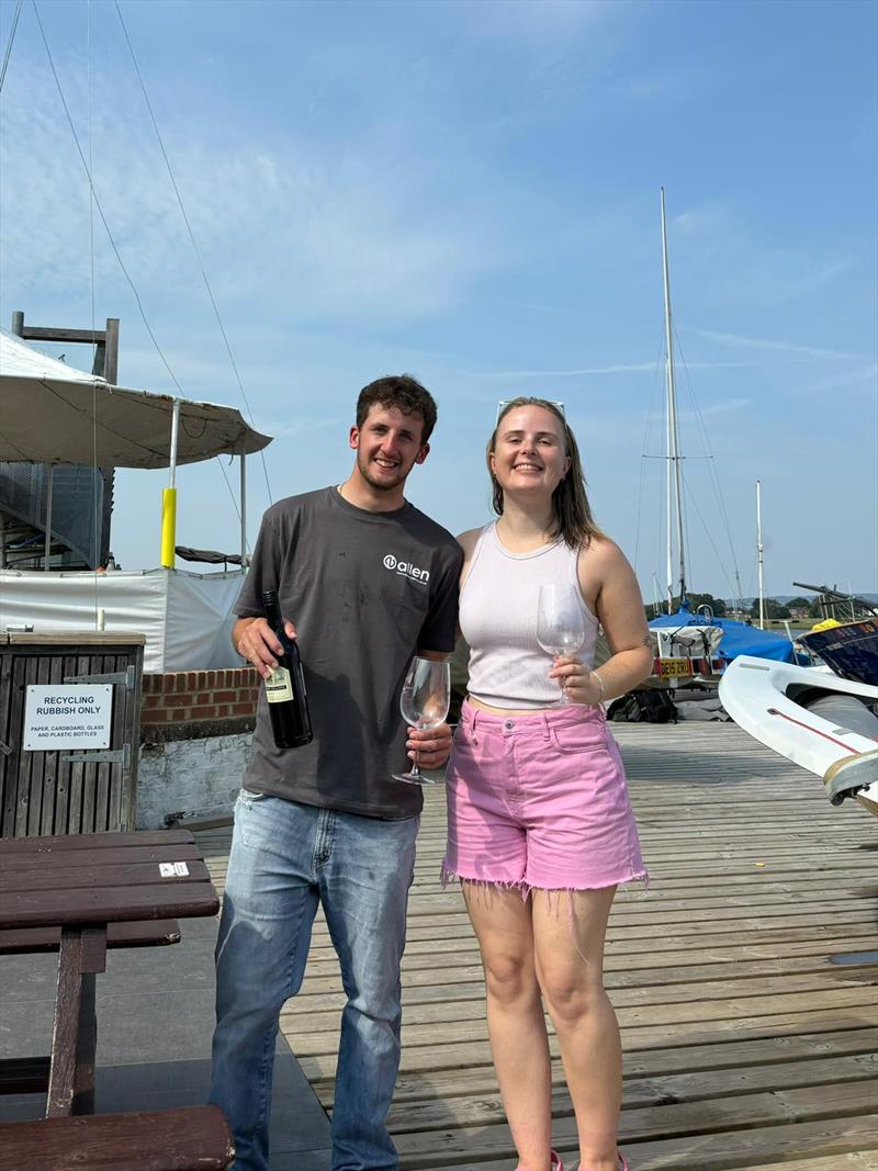 Ollie Meadowcroft and Anna Aylward event winners at the Merlin Rocket ...