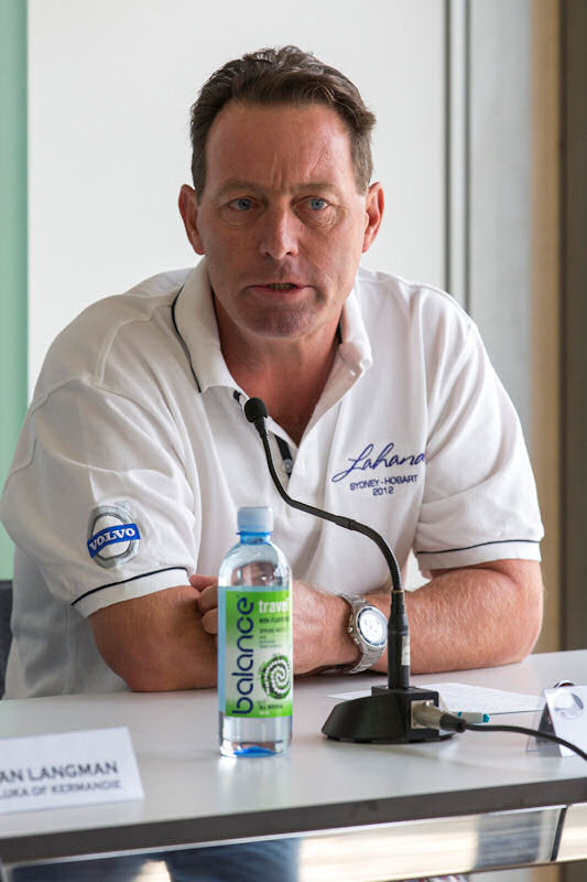 Carl Crafoord, Lahana’s navigator, ahead of the Rolex Sydney Hobart ...