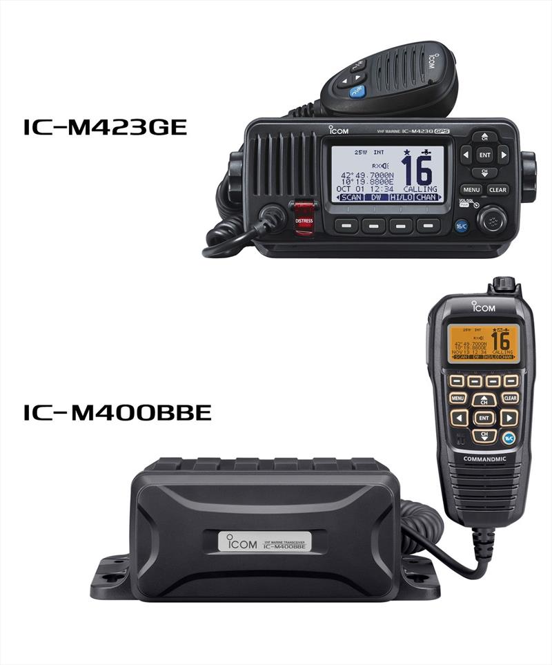 IC-M423GE and the IC-M400BBE
