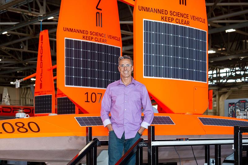 Saildrone COO Mark Cuyler at company headquarters in Alameda, CA