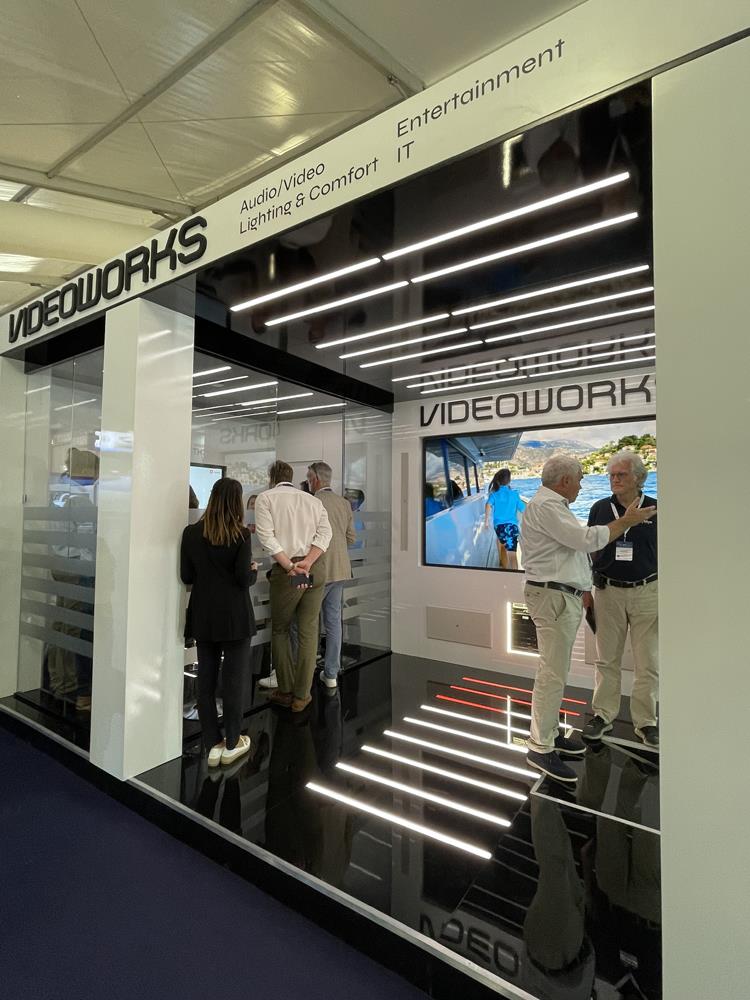 Videoworks at the 2022 Monaco Yacht Show