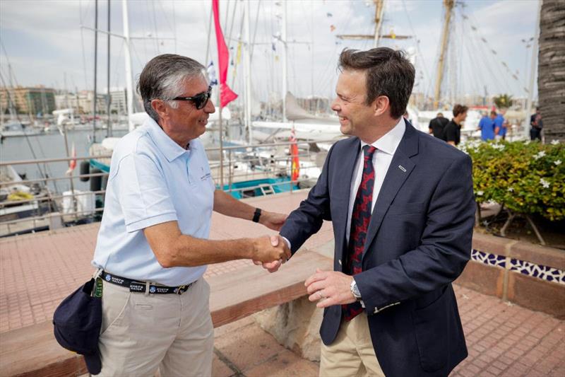 Parade of flags for the 37th Atlantic Rally for Cruisers