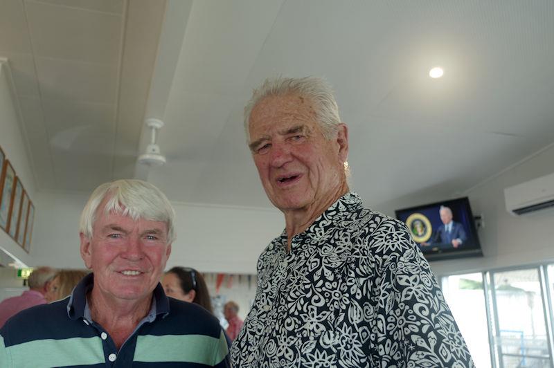 Ocean Racers in Metung: MYC member James Farrell with Dr Michael ...