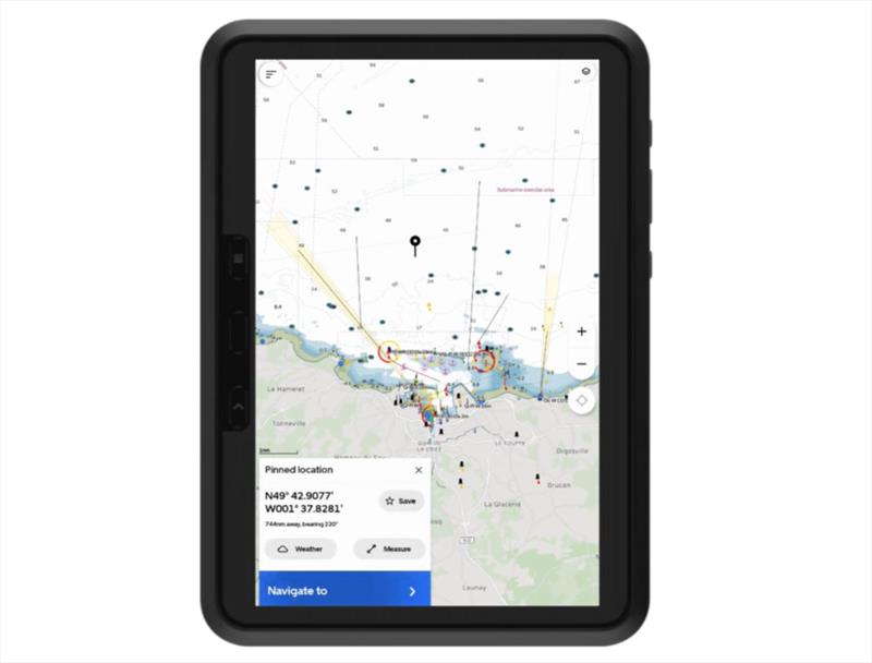 The Route Timeline shows upwind sailing to exit the Solent with heavy ...