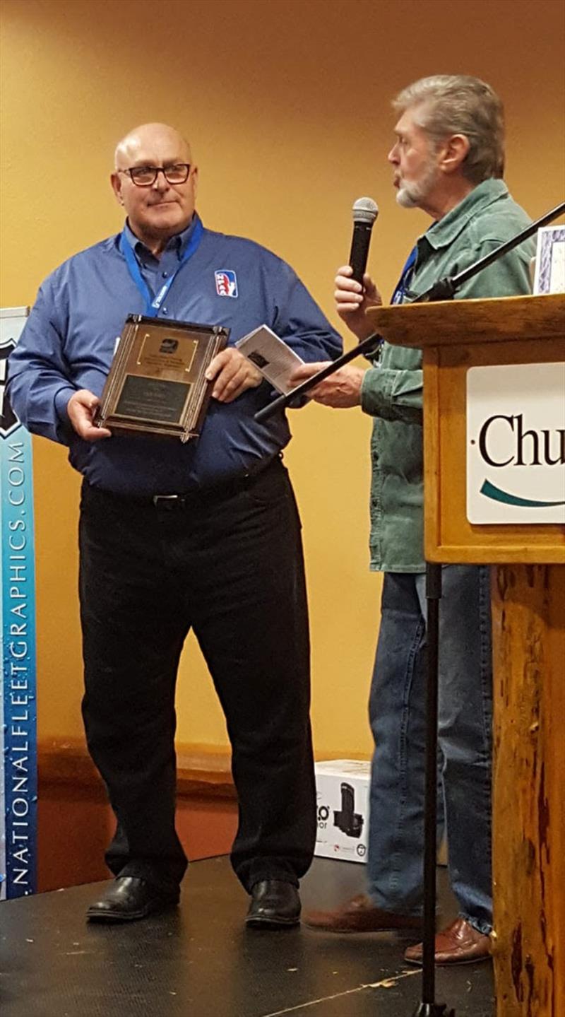 NPAA President Pat Neu being inducted into the Freshwater Fishing Hall ...