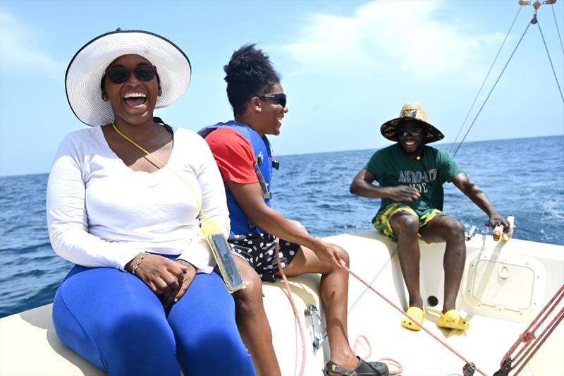 2023 Marine Apprenticeship Students, L to R Ayanna Remie (STX), Jayaire ...