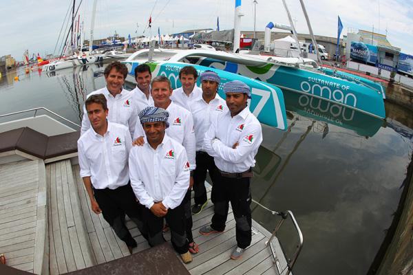 Oman Sail's MOD70 'Musandam-Oman Sail' is unveiled