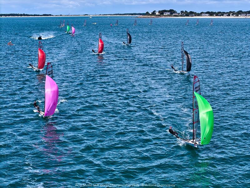 ACO Musto Skiff World Championship 2026 at Yacht Club de Carnac - Day 2