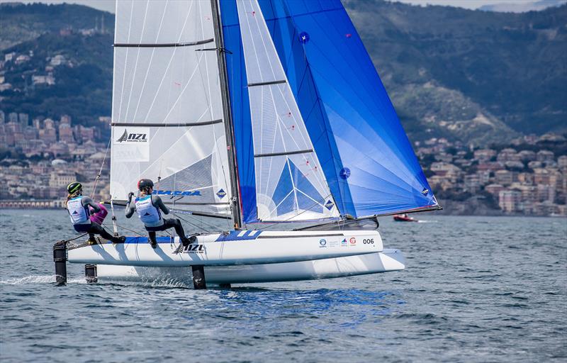 Gemma Jones and Jason Saunders - Nacra 17 - NZL Sailing Team - 2019 ...