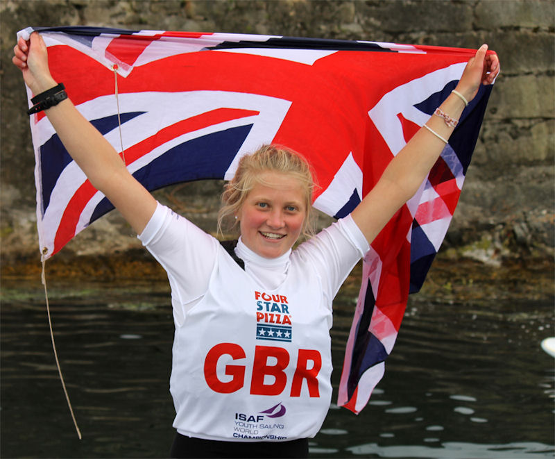 Saskia Sills wins at the Four Star Pizza ISAF Youth Sailing World ...