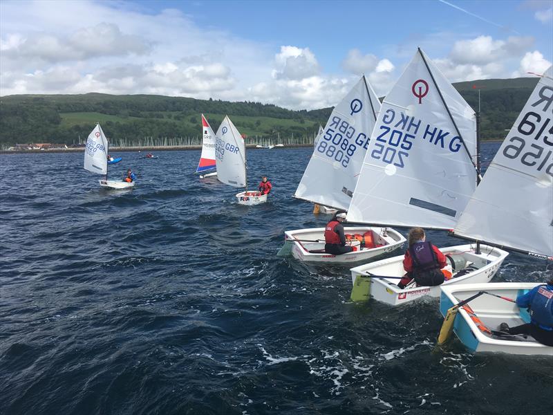 Sailingfast Scottish Optimist Traveller Series at Largs