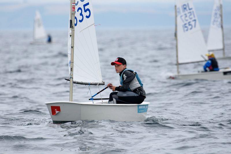 Ben O'Shaughnessy wins race 1 of the AIB Irish Optimist National ...