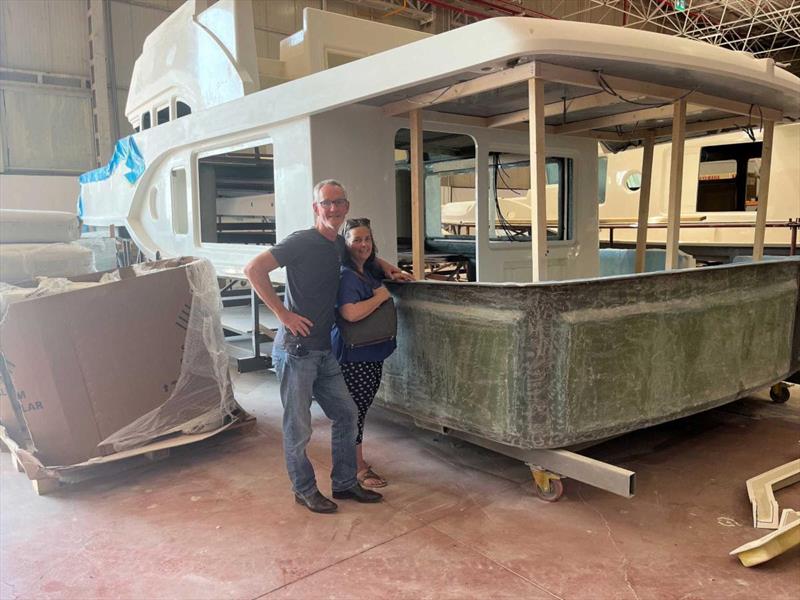 New owners, Mark and Fiona Rammell, visit the Nordhavn factory in ...