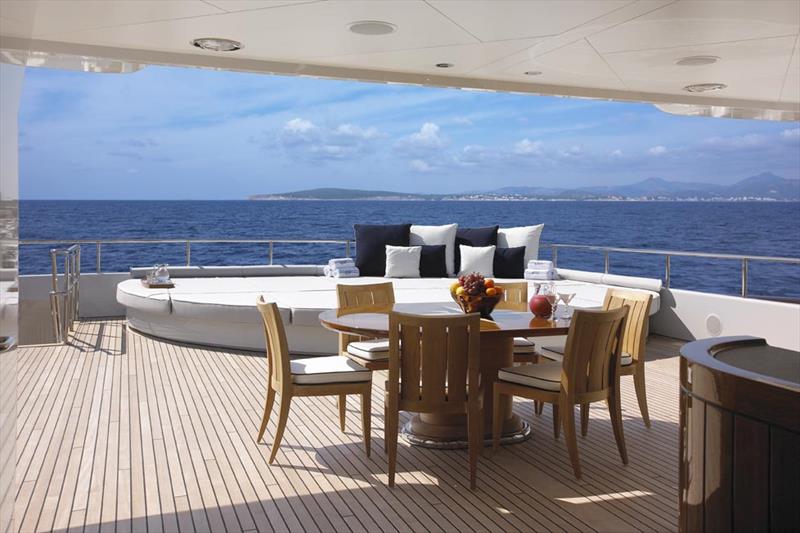 73m Feadship superyacht Predator - Sundeck