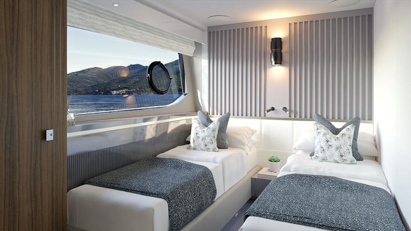 Sunseeker Ocean 156 - Guest twin room