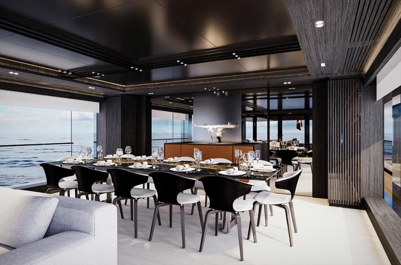 45m Tankoa M/Y GO - Main and lower deck areas