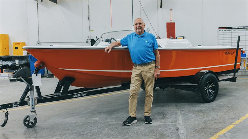 The first-ever handcrafted MasterCraft boat, originally created by ...