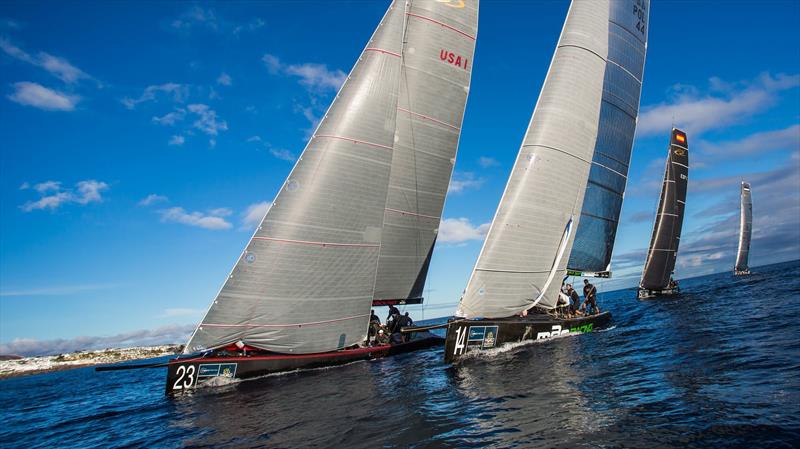 Ironbound (USA1) and MAG Racing (POL44) on day 2 of the RC44 World ...