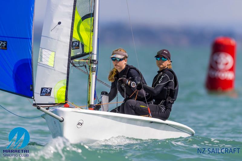 Kate Rasmussen and Madi Russell of maretai took first place at the 2022 ...