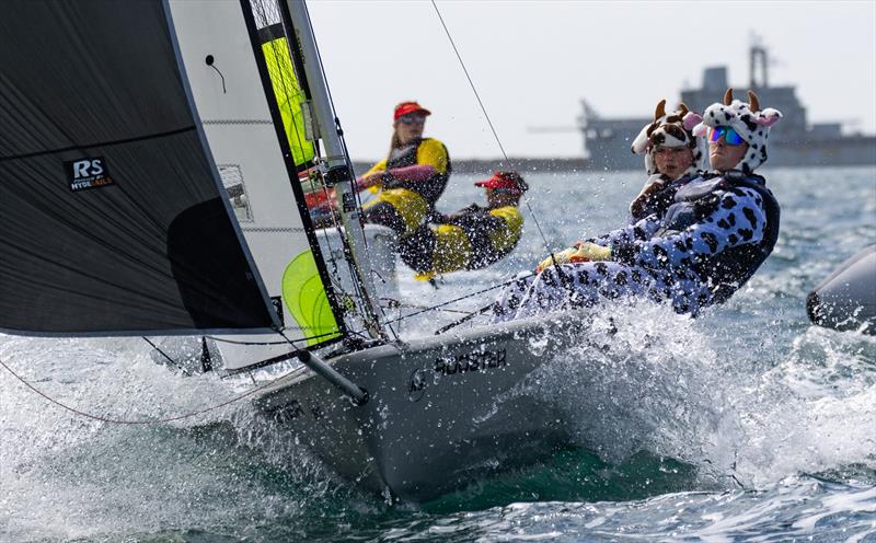 Fancy dress during the Rooster RS Feva Nationals at the WPNSA