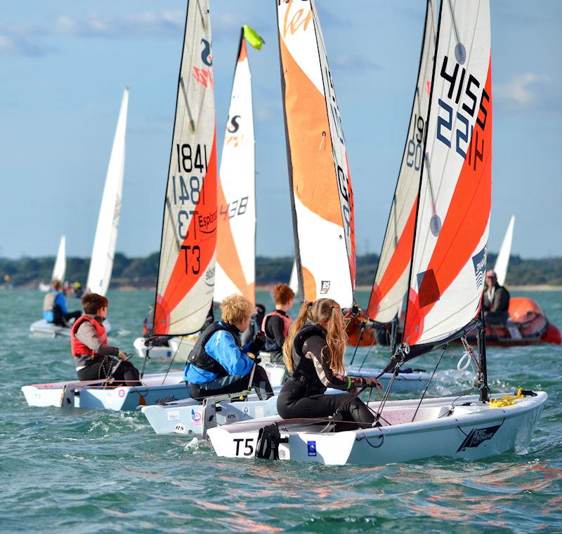 IW Youth and Junior Dinghy Championship Round 2 at Gurnard