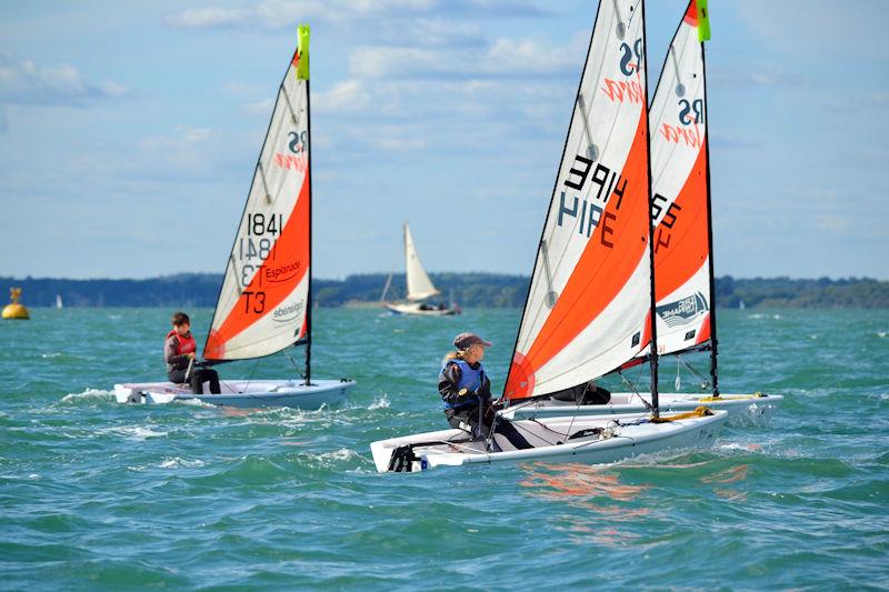 IW Youth and Junior Dinghy Championship Round 2 at Gurnard