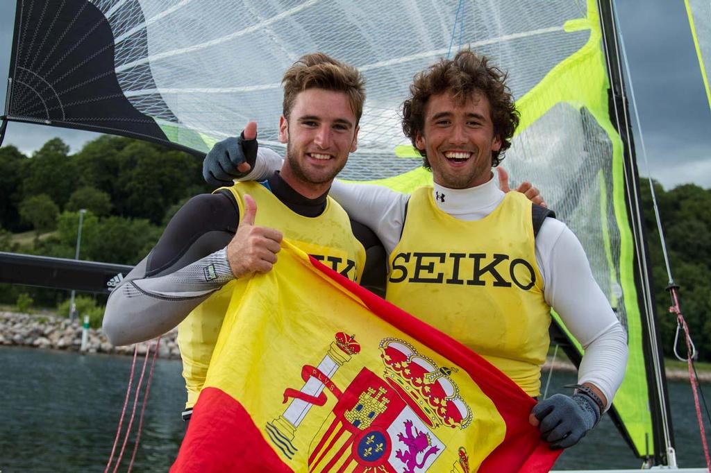 49er and 49erFX Junior Worlds - Emotional wins for Spain and Denmark