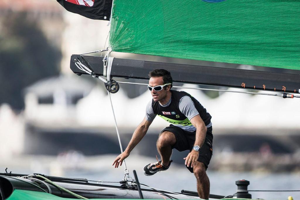 2014 Extreme Sailing Series Act 7, Day 3 - Onboard Groupama Sailing Team