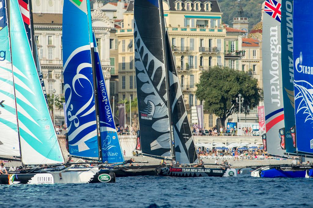 Emirates Team New Zealand, Day three of the Extreme Sailing Series ...